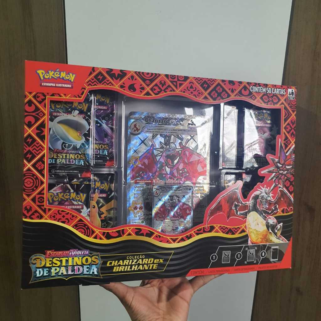 Box Pokemon Destinos De Paldea Charizard Ex (Ultimo) | COPAG NOVO ...