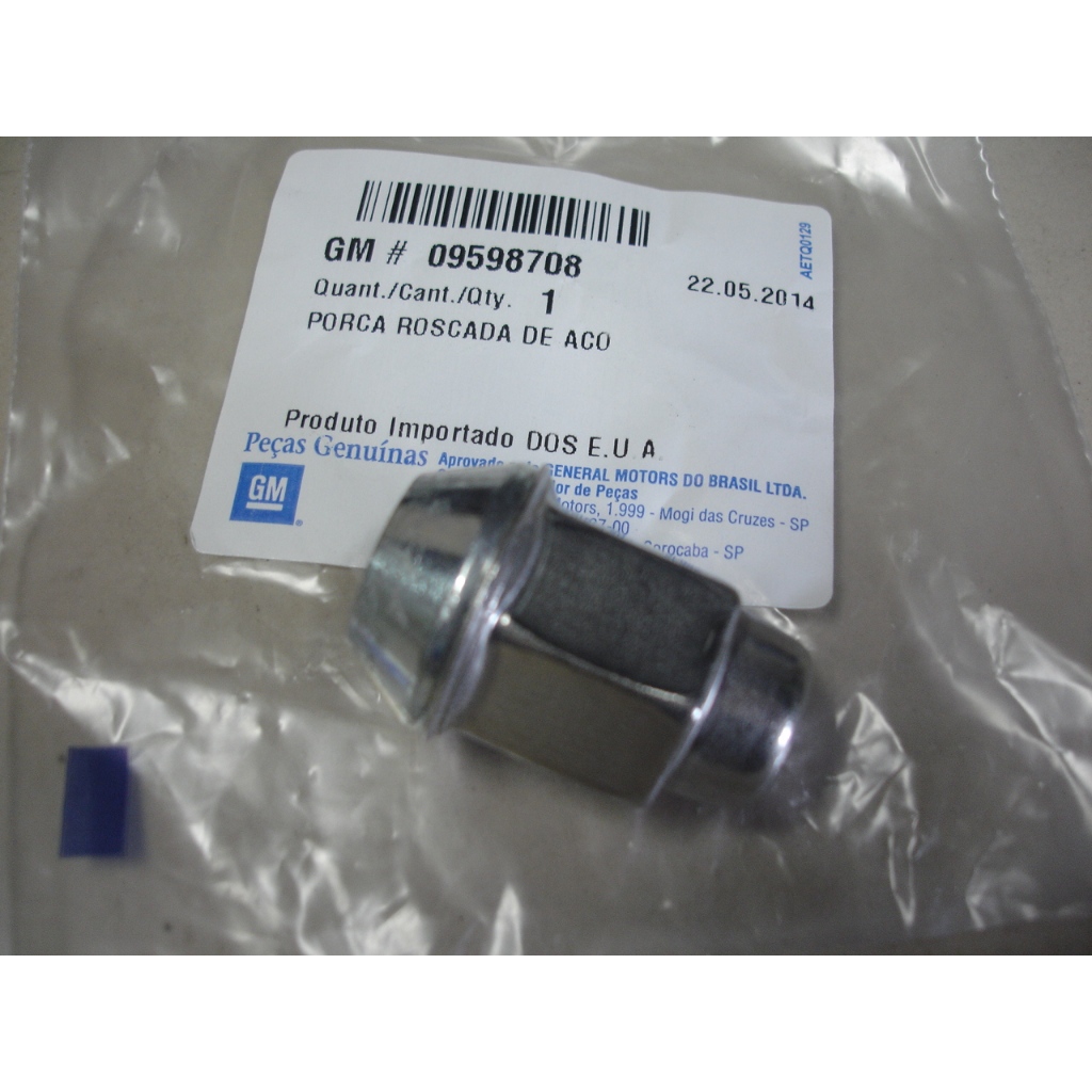 Porca da roda Chevrolet Onix 2013 a 2020 original GM 9598708 | Shopee ...