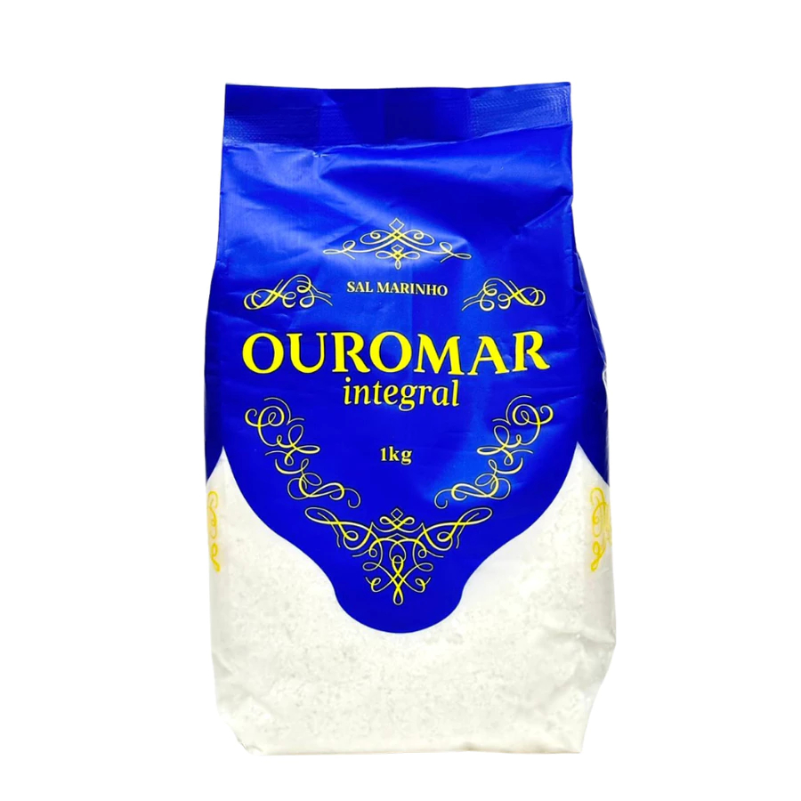 Sal Marinho Integral moido Ouromar 500g | Shopee Brasil