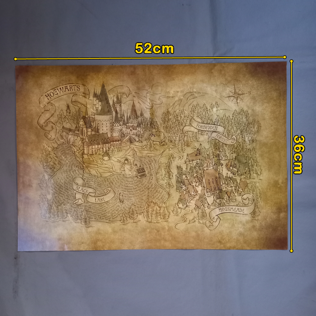 Hogwarts Legacy mapa poster Deluxe Edition | Shopee Brasil
