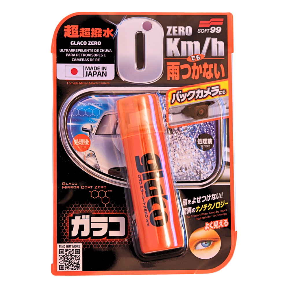 Glaco Zero 40ml - Repele Água Retrovisores Câmeras Ré Soft99 | Shopee Brasil