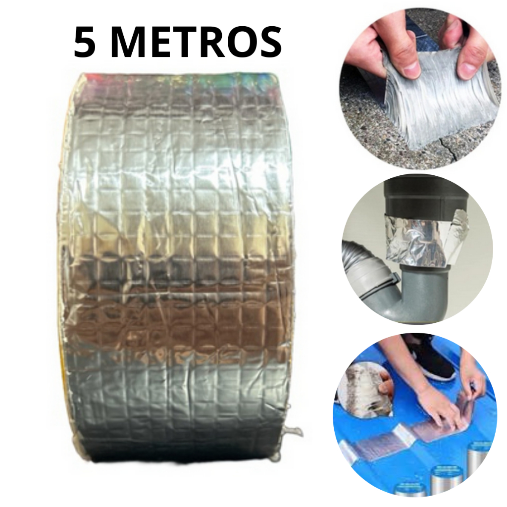 Fita adesiva de vedação vazamento impermeável de butilo reparo vedar ...