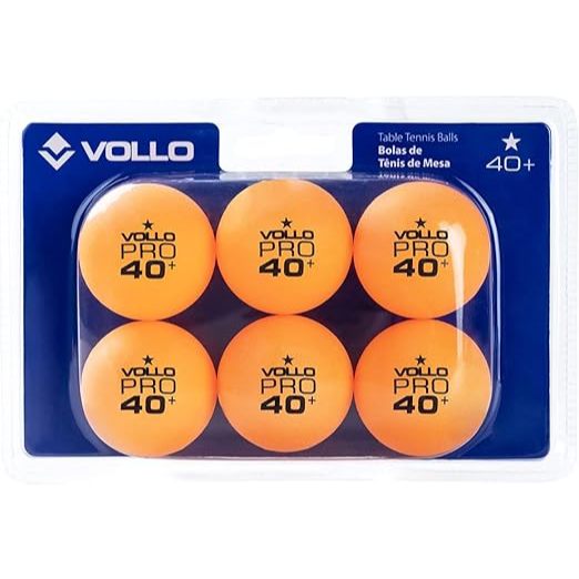 Kit Bola de Tênis de Mesa Ping-Pong Laranja 6 UNIDADES VOLLO | Shopee Brasil