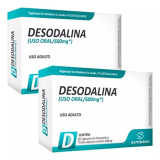 Kit 2x Desodalina 600mg - 60 Cápsulas cada - Power Supplements | Shopee ...