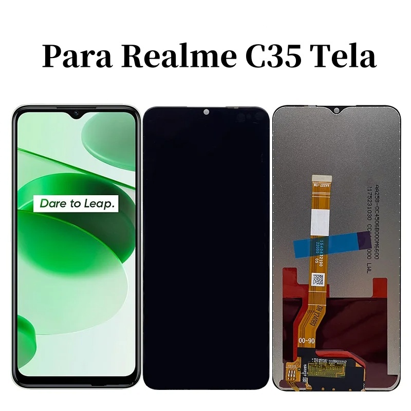 6.5“ Incell Tela Para Realme C35 Frontal Touch Display Compativel ...