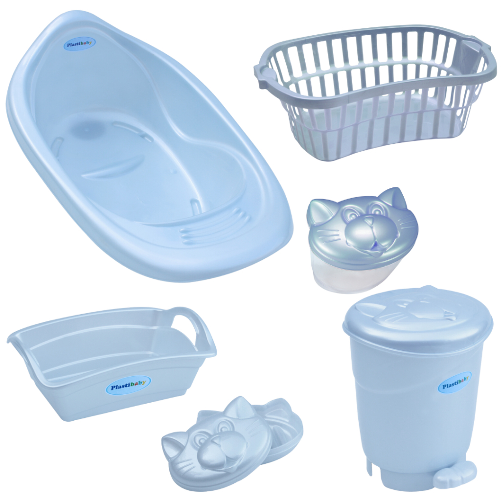 Kit Banheira Bebe Infantil Adoleta Super Resistente com Válvula de ...