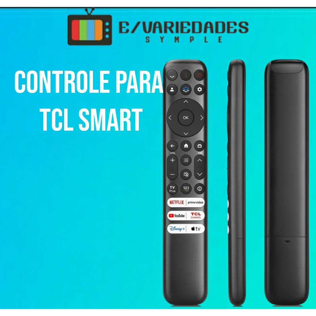 TCL Controle TCL Smart 4K | Shopee Brasil
