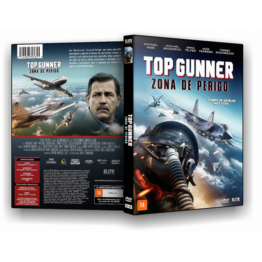DVD - Top Gunner: Zona de Perigo (2024) DUB/LEG | Shopee Brasil