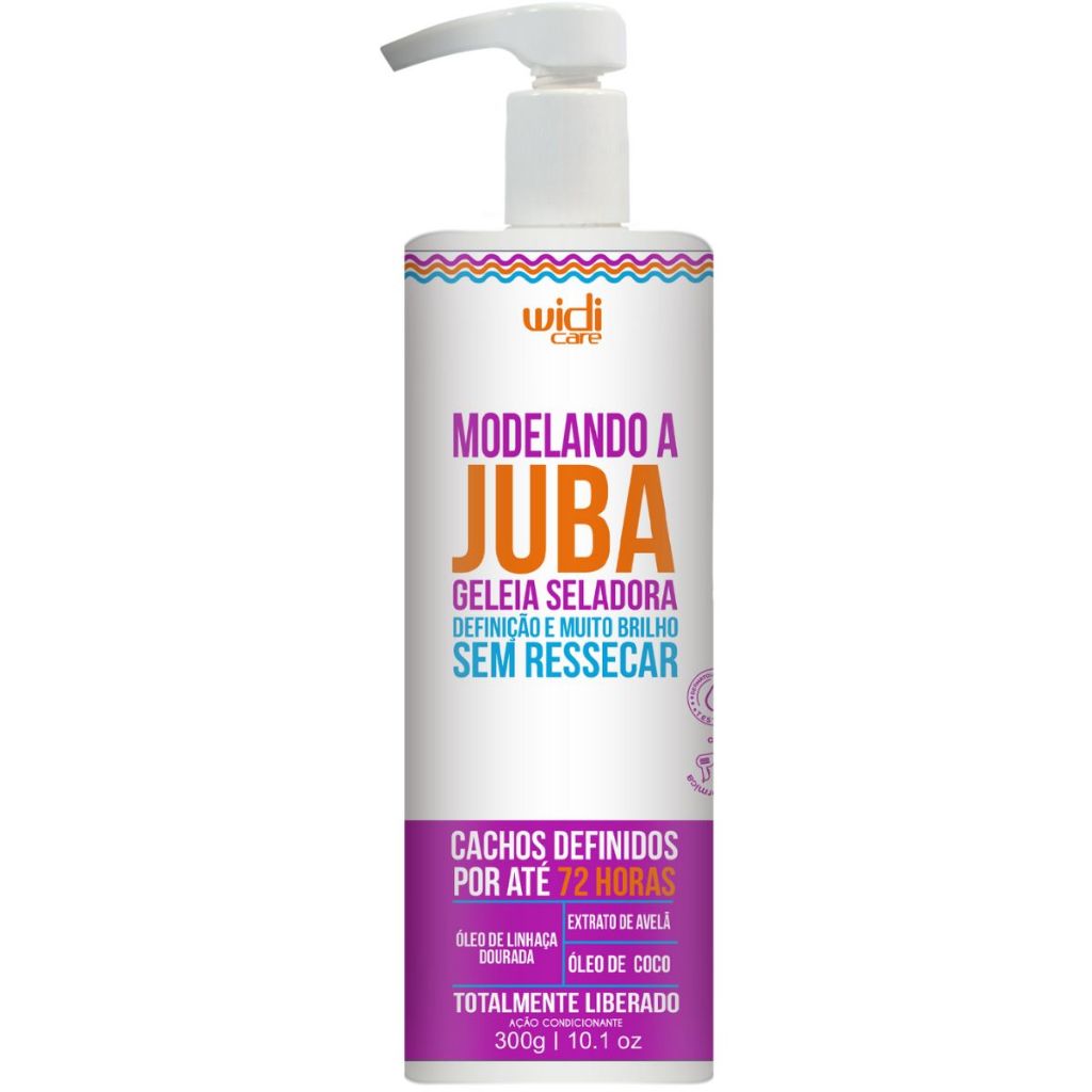 Modelando A Juba Geleia Seladora Cachos Definidos e Brilhantes 300g ...