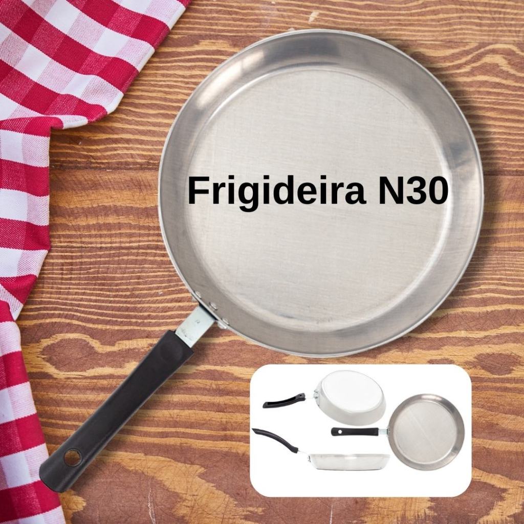 Frigideira Hotel Restaurante com Cabo Simples N 30 | Shopee Brasil