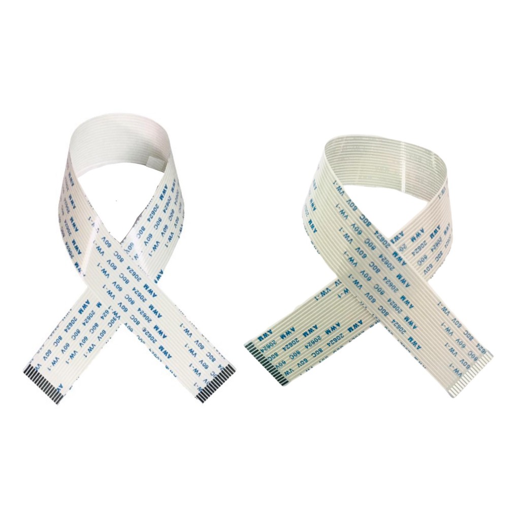 2 Cabos Flat Normal - 16 Vias 1,7cm x 20cm -- 18 vias 1,9cm x 20cm ...