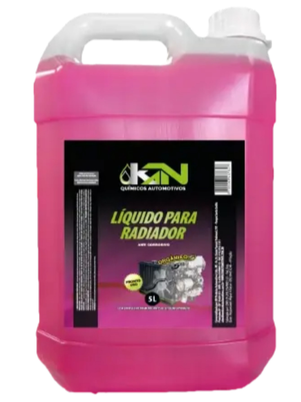 Aditivo Fluído Líquido Radiador Rosa Pronto Uso Kn 5 Litros | Shopee Brasil