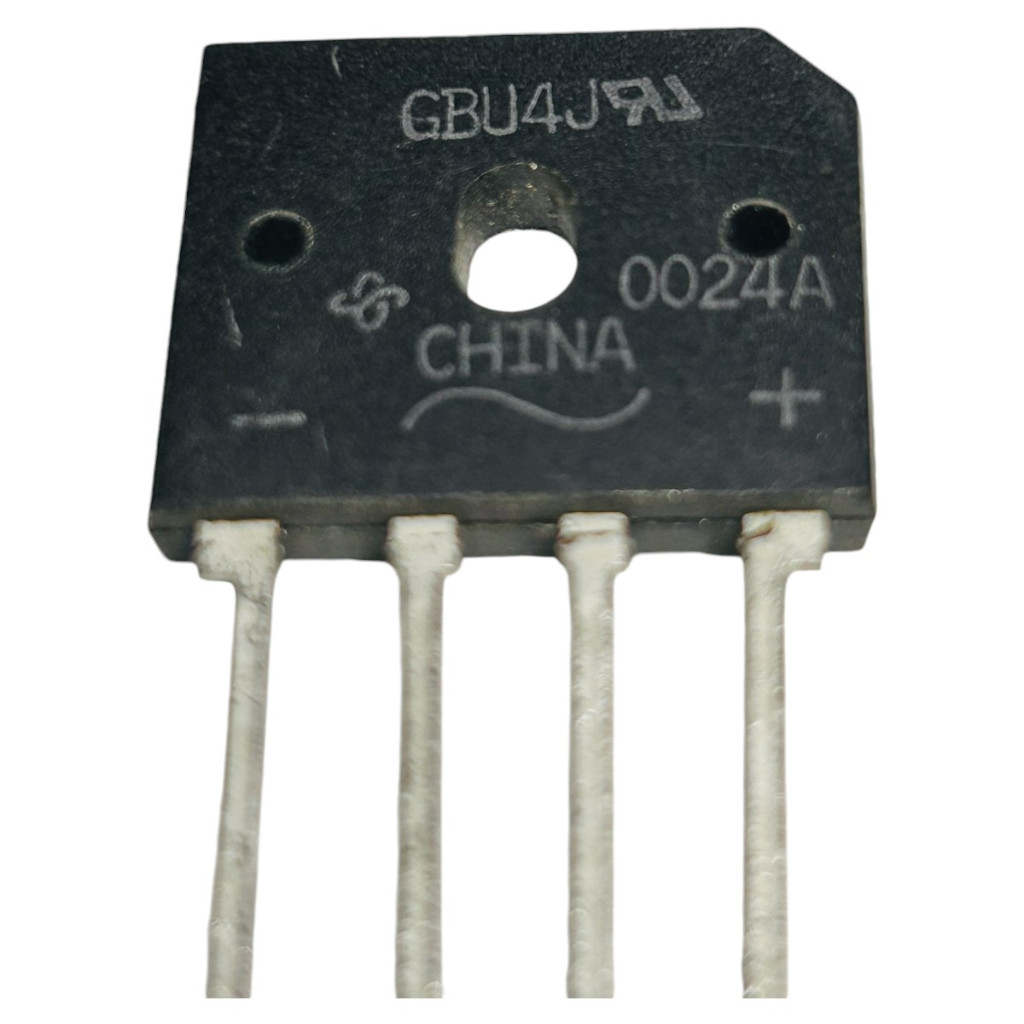 Gbu4j Ponte Retificadora 4amp 600v - 10 Peças , GBU 4J | Shopee Brasil