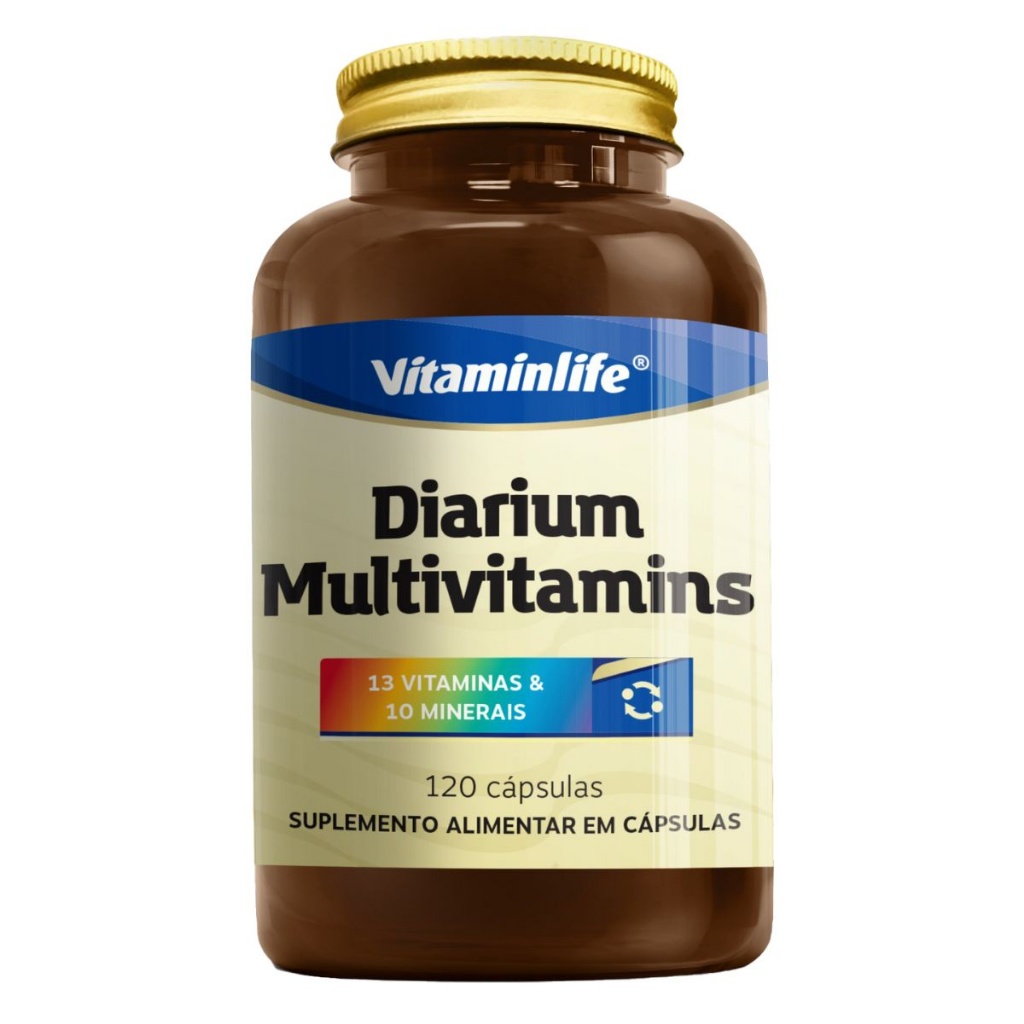 Diarium - Multivitamínico 120 Comprimidos - Vitaminlife | Shopee Brasil