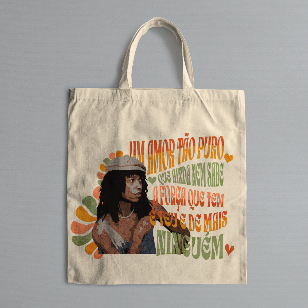 Bolsa Sacola Ecobag Djavan | Shopee Brasil