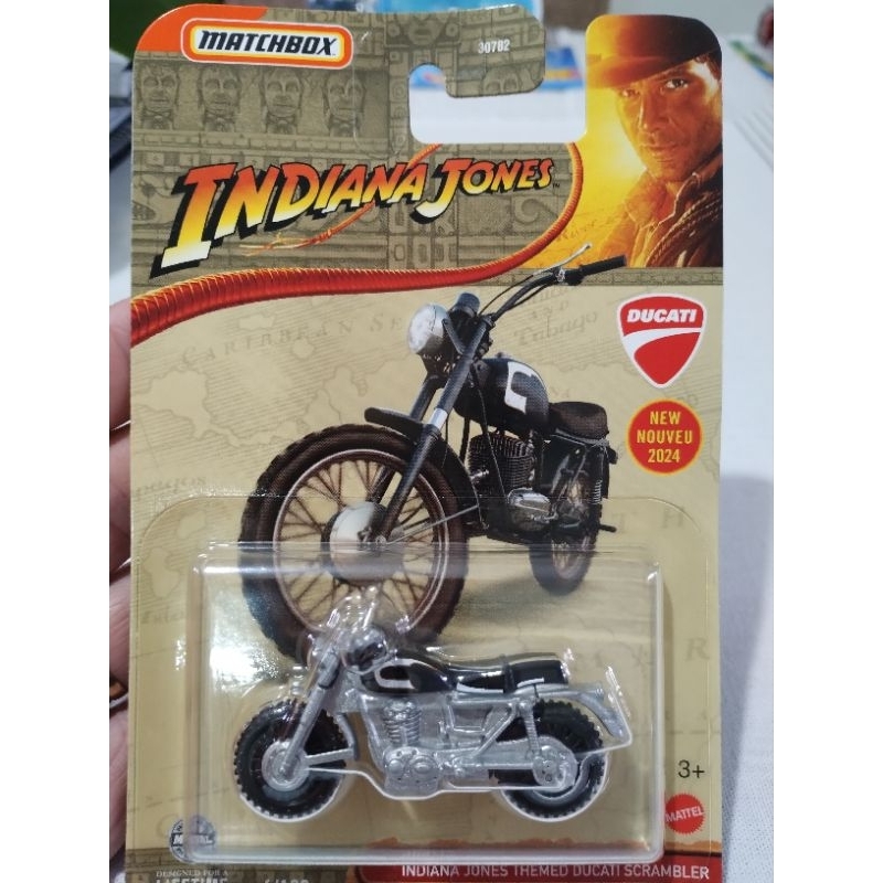Matchbox indiana Jones themed Ducati scrambler | Shopee Brasil