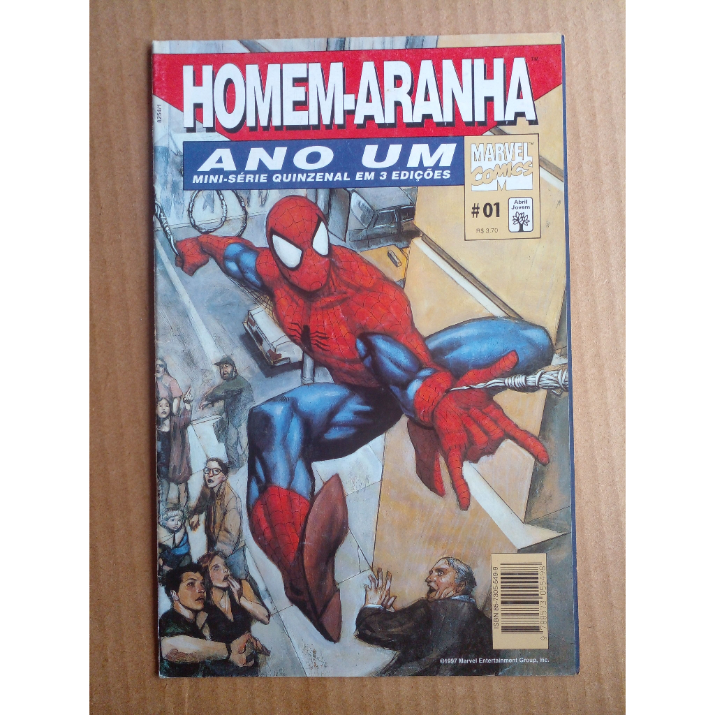 HQ Mini Série Homem Aranha Ano Um nº 1 Editora Abril Marvel | Shopee Brasil