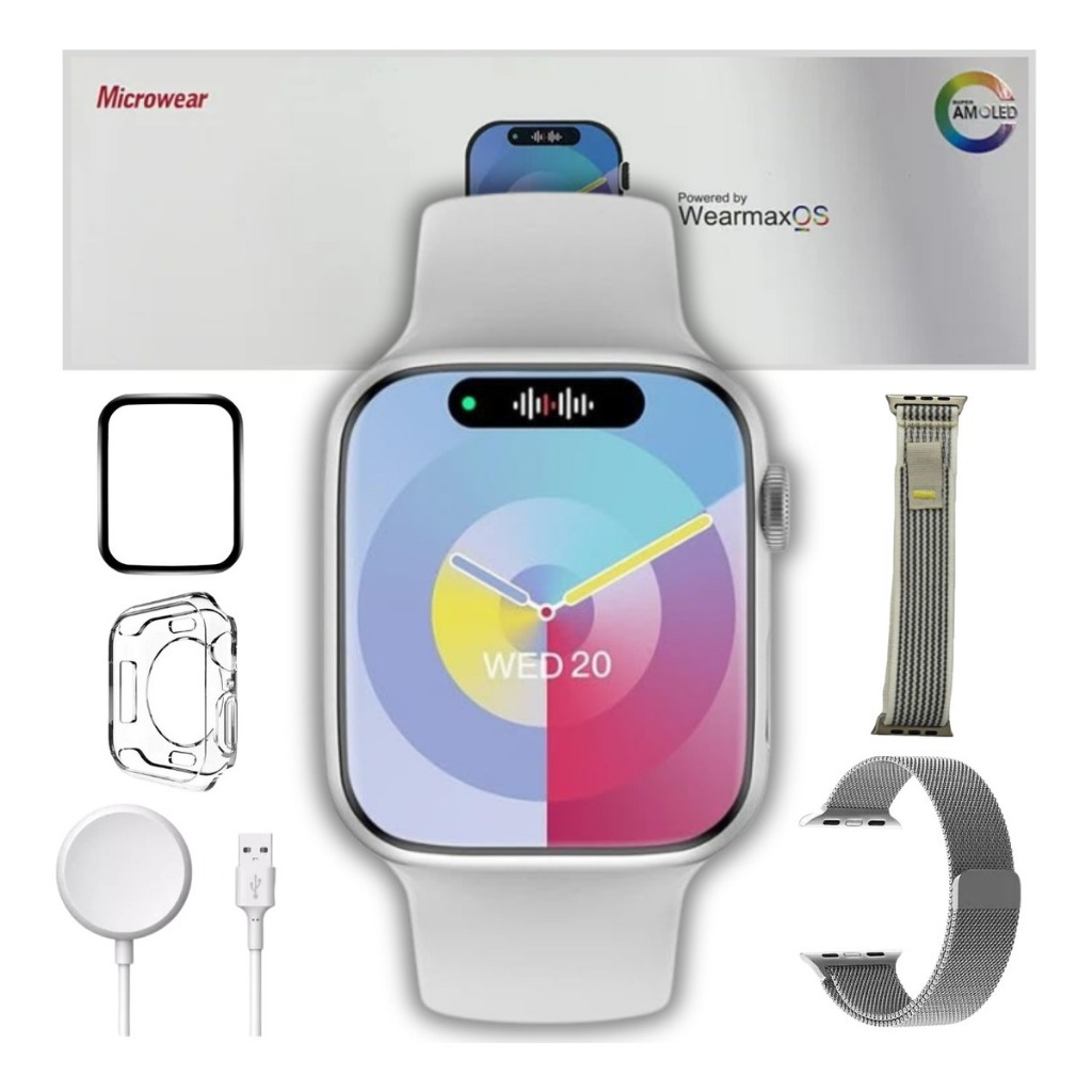 Relógio Smartwatch W99+ Plus Serie 10 Amoled Chat GPT 45mm Ilha ...