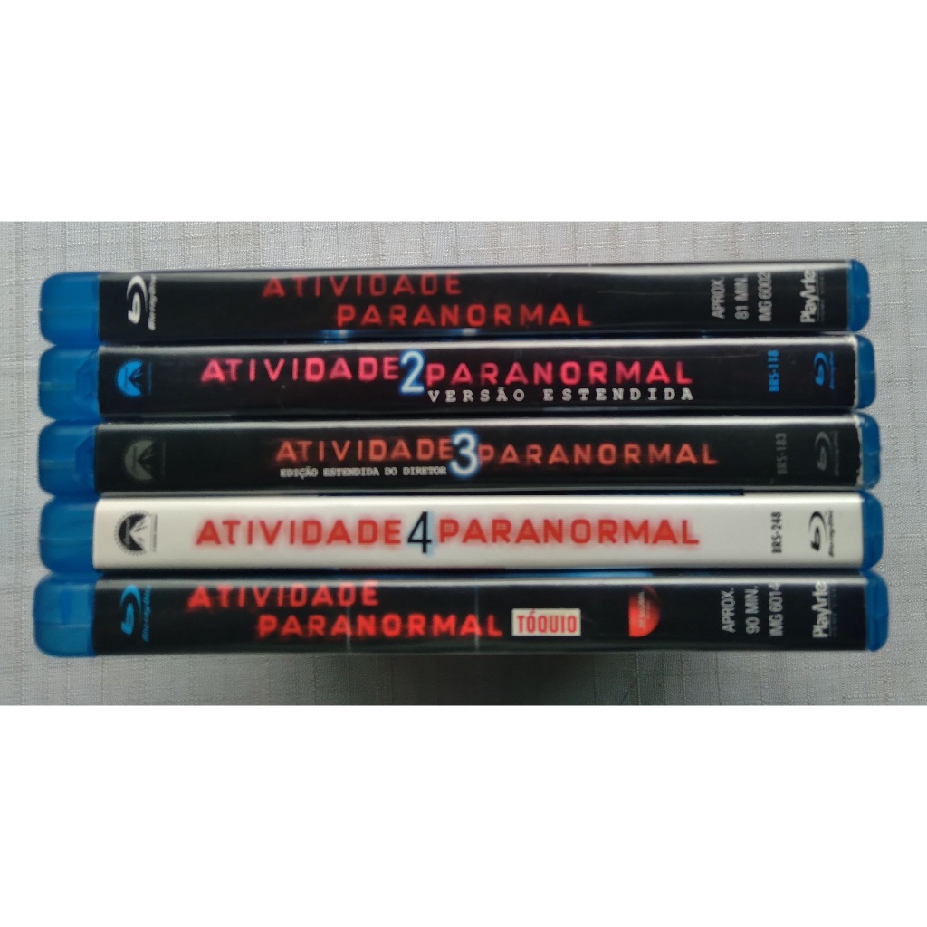 Blu-Ray Coleção Atividade Paranormal - 5 Filmes (originais) | Shopee Brasil