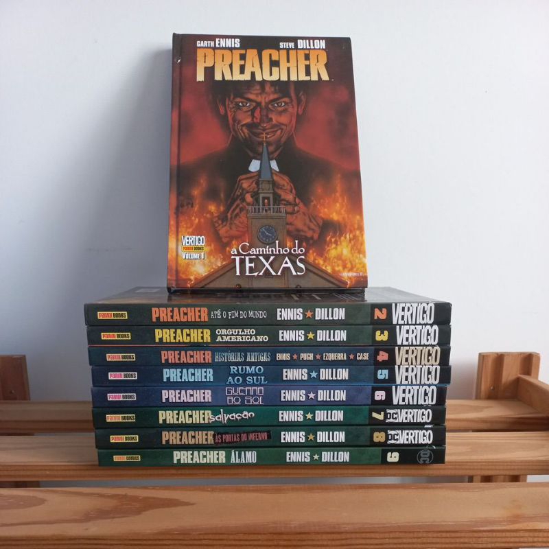 HQ Preacher Vol. 1 ao 9 | Shopee Brasil