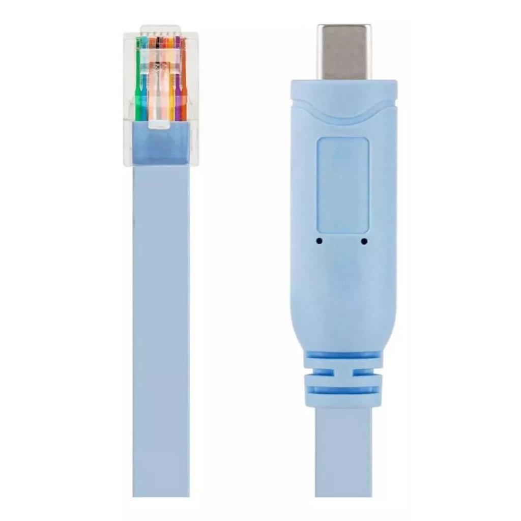 Cabo De Console, Adaptador Serial Usb Tipo C Para Rj45 6 | Shopee Brasil