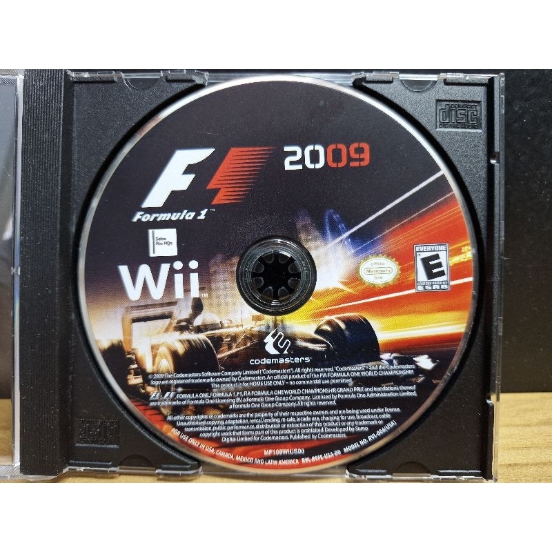 WII F1 2009 FORMULA 1 ORIGINAL NINTENDO | Shopee Brasil