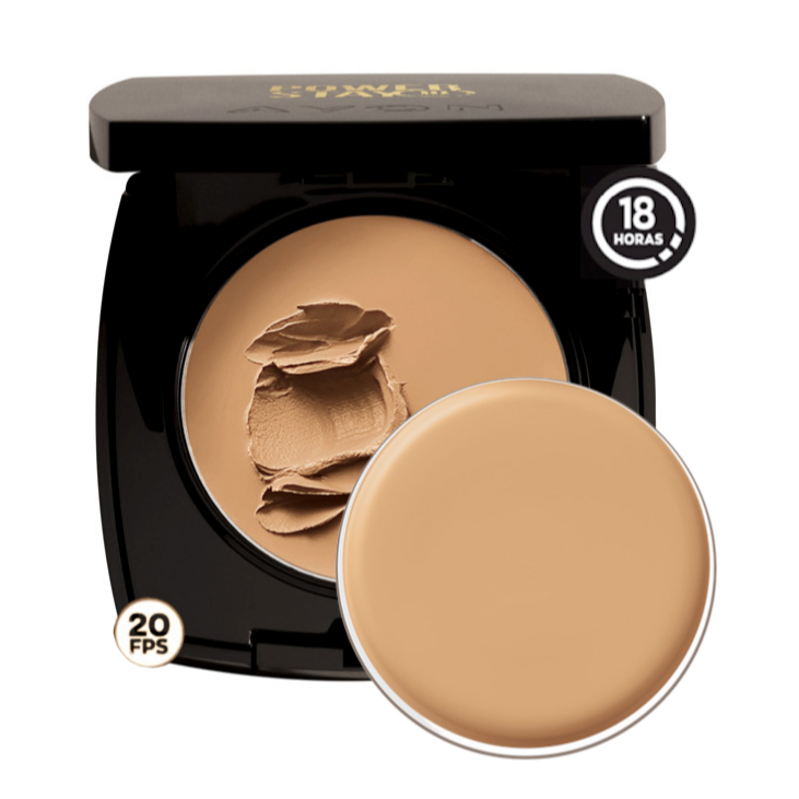 Base compacta 3 em 1 FPS20 Power Stay Avon - Refil ou Completo | Shopee Brasil