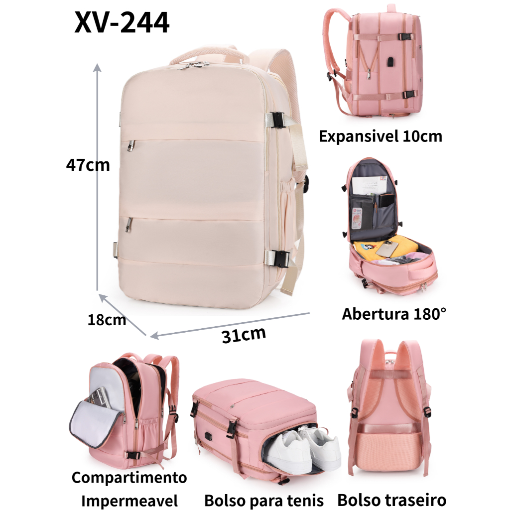 Mochila viral Laptop De Viagem Escolar À Prova D'água Executiva ...