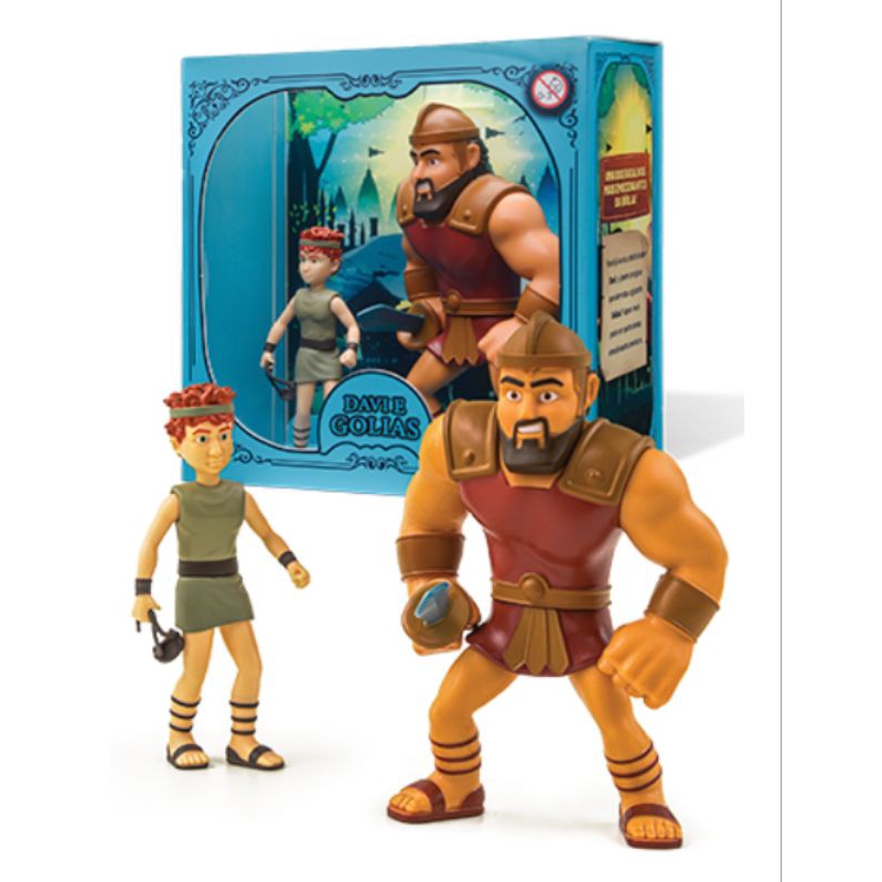 Davi e Golias - Brinquedos Bíblicos | Shopee Brasil