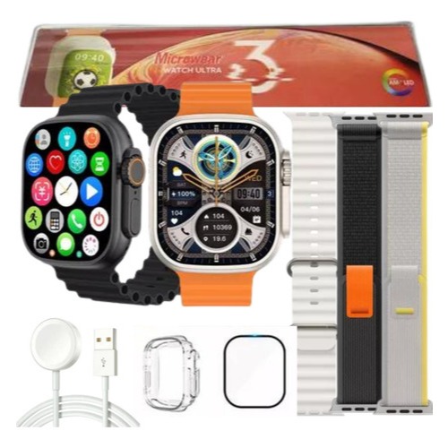Watch Ultra 3 Pro Serie 10 com NFC Chat GPT GPS 2gb Amoled Smartwatch ...