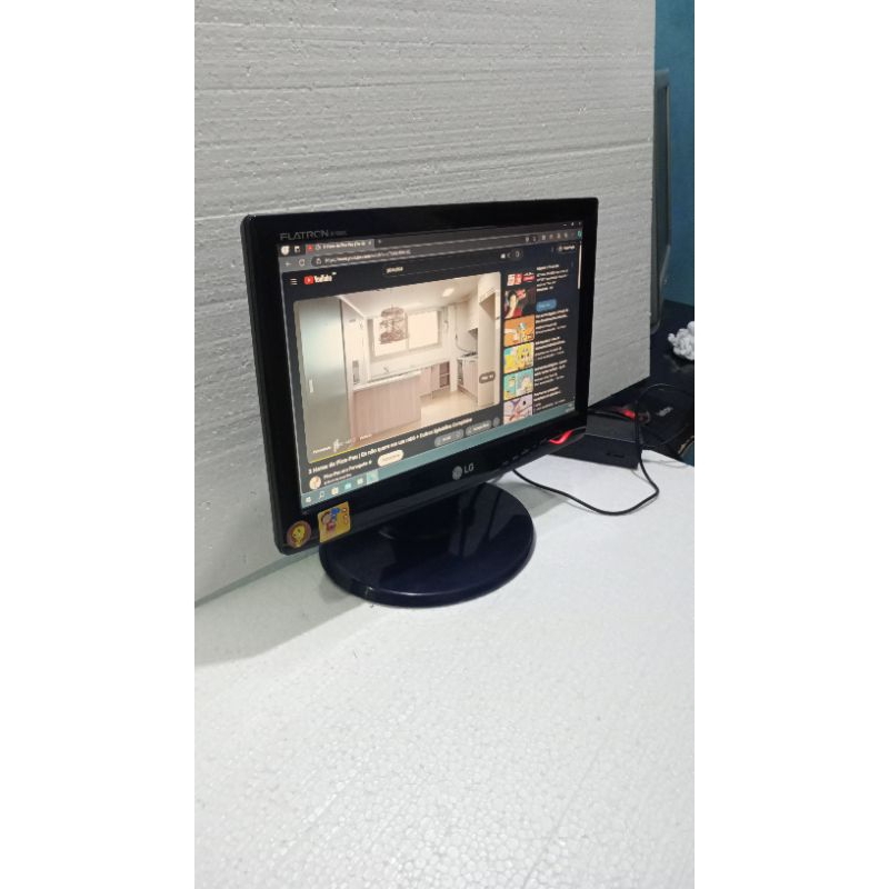 monitor LCD modelo FLATRON w1643C ,16 polegadas. | Shopee Brasil