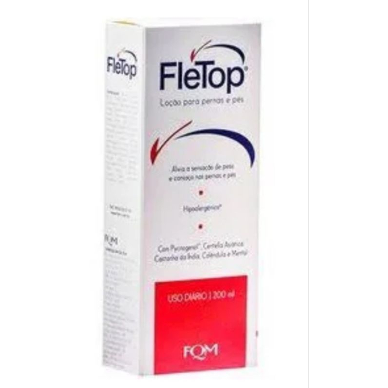 Loção Para Pernas E Pés Fletop 200Ml | Shopee Brasil