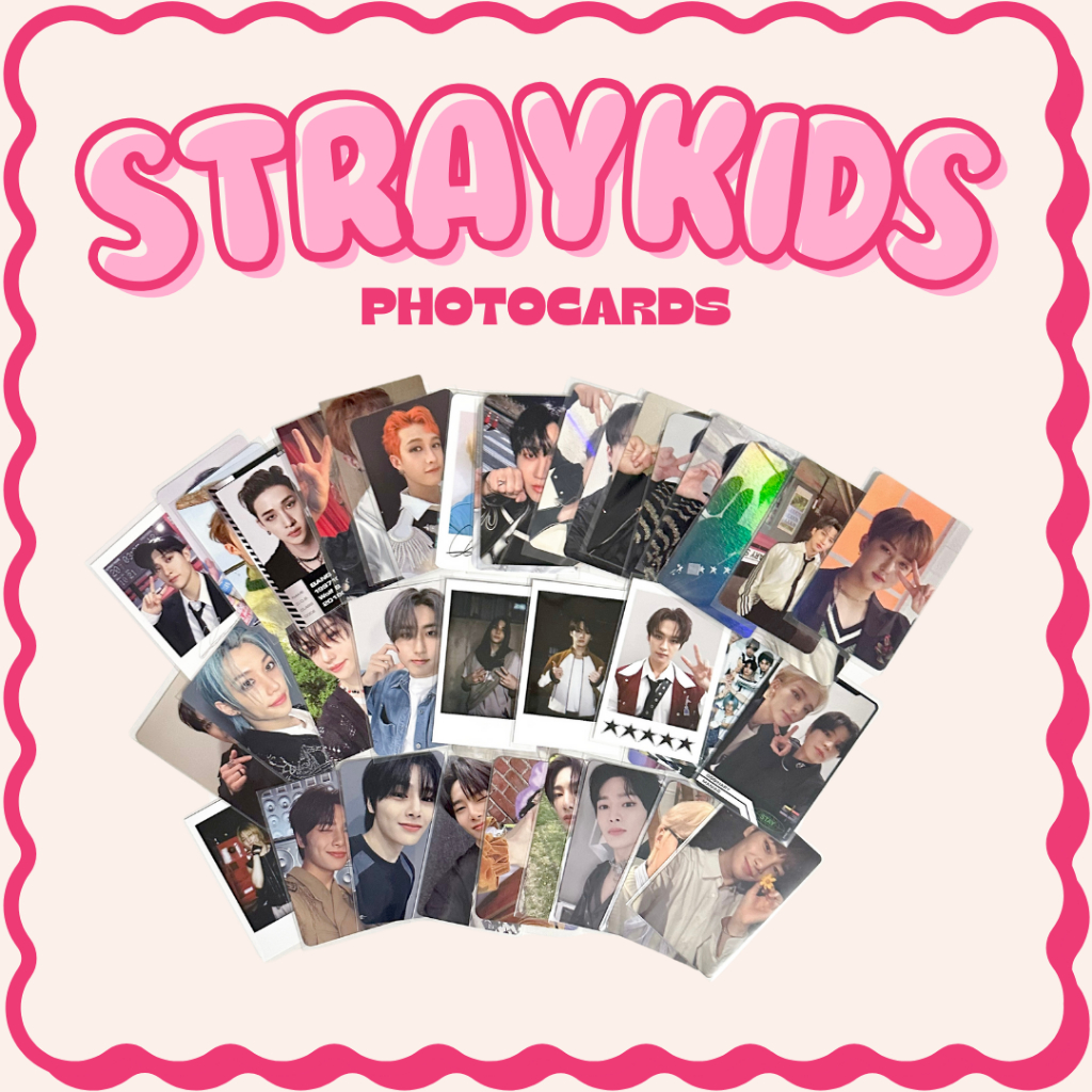 PHOTOCARDS OFICIAIS STRAY KIDS REGULARES, POB, MERCH | Shopee Brasil