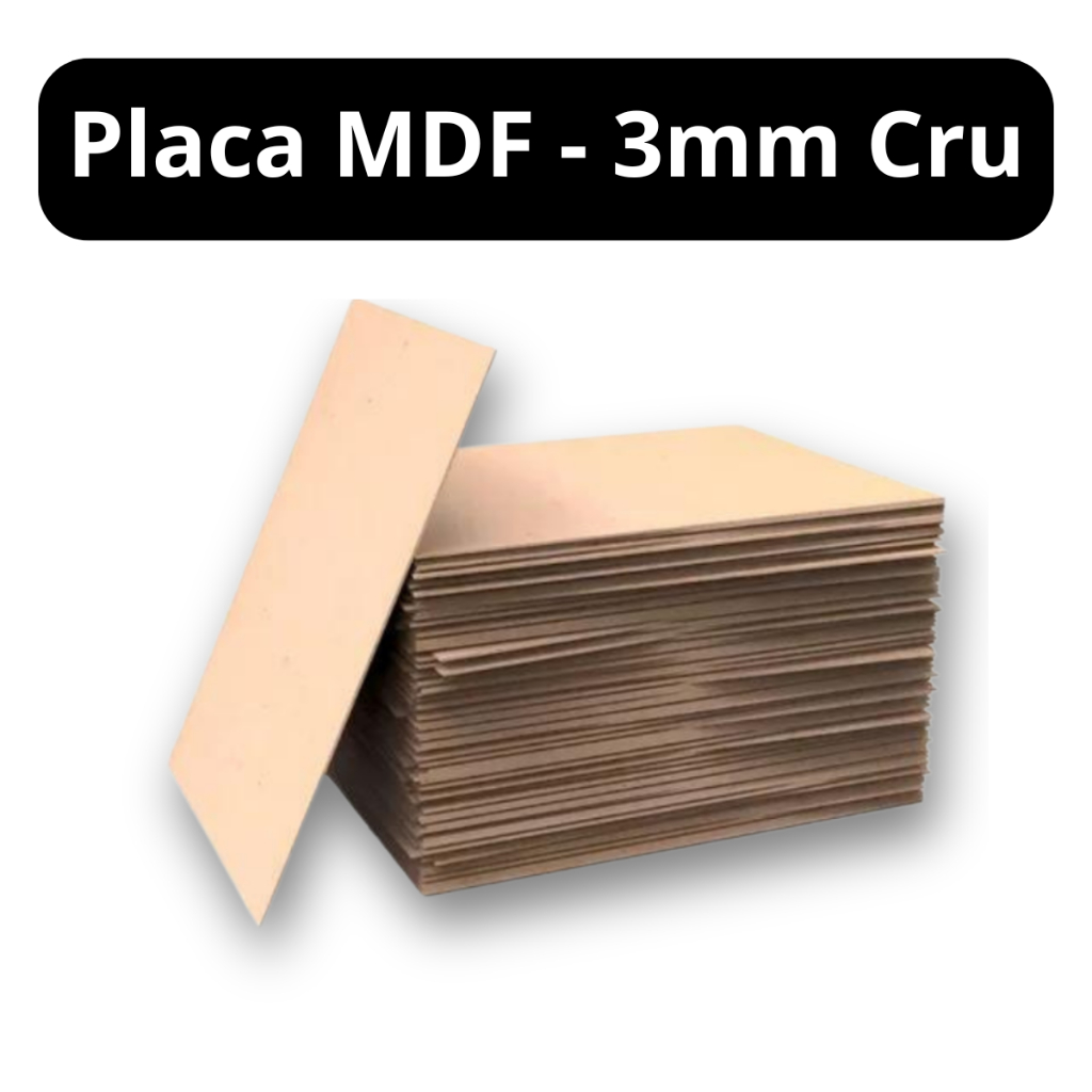 Placa Chapa MDF Cru 3mm 40x30 cm Quadro Artesanato | Shopee Brasil