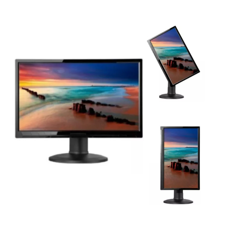 Monitor 21.5 Polegadas Full HD com VGA e DVI Ajuste de Altura Ideal ...