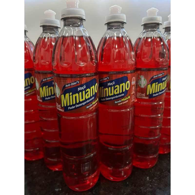 DETERGENTE MINUANO 16,99 (6 unidades) | Shopee Brasil
