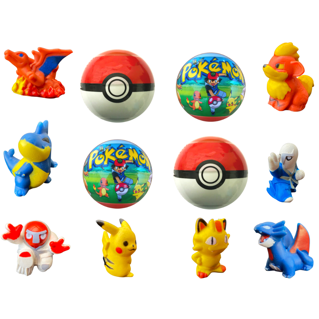 Brinquedo Pokémon Go Pokebolas Com 1 Pokemon Dedoche Lacrado Sortido Em ...