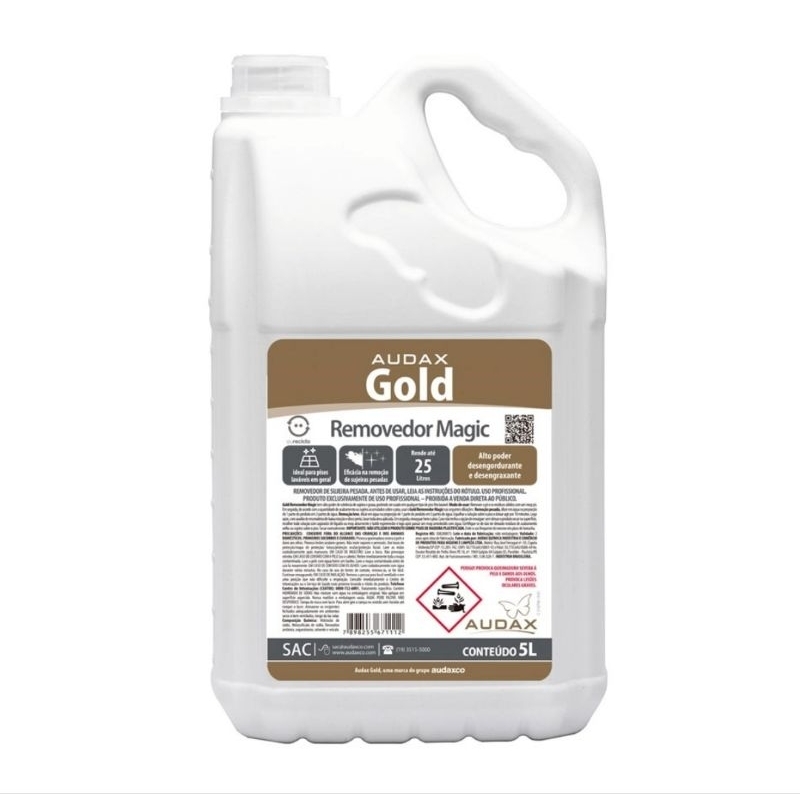 REMOVEDOR MAGIC GOLD 5 LTS | Shopee Brasil