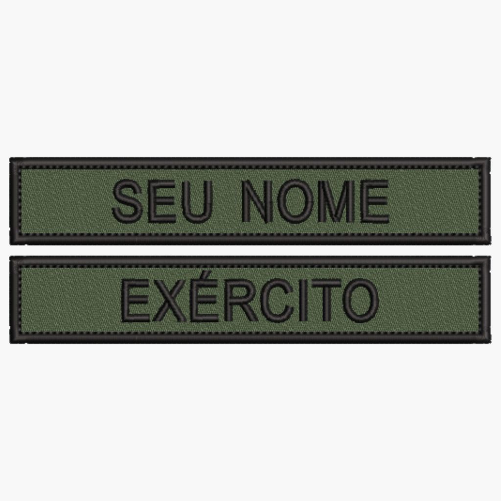 Kit Tarja/Biriba Exército & Nome padrão RUE | Shopee Brasil