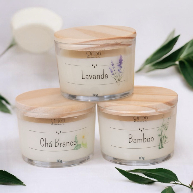 kit velas aromática Artesanal 110g - Orion Home | Shopee Brasil