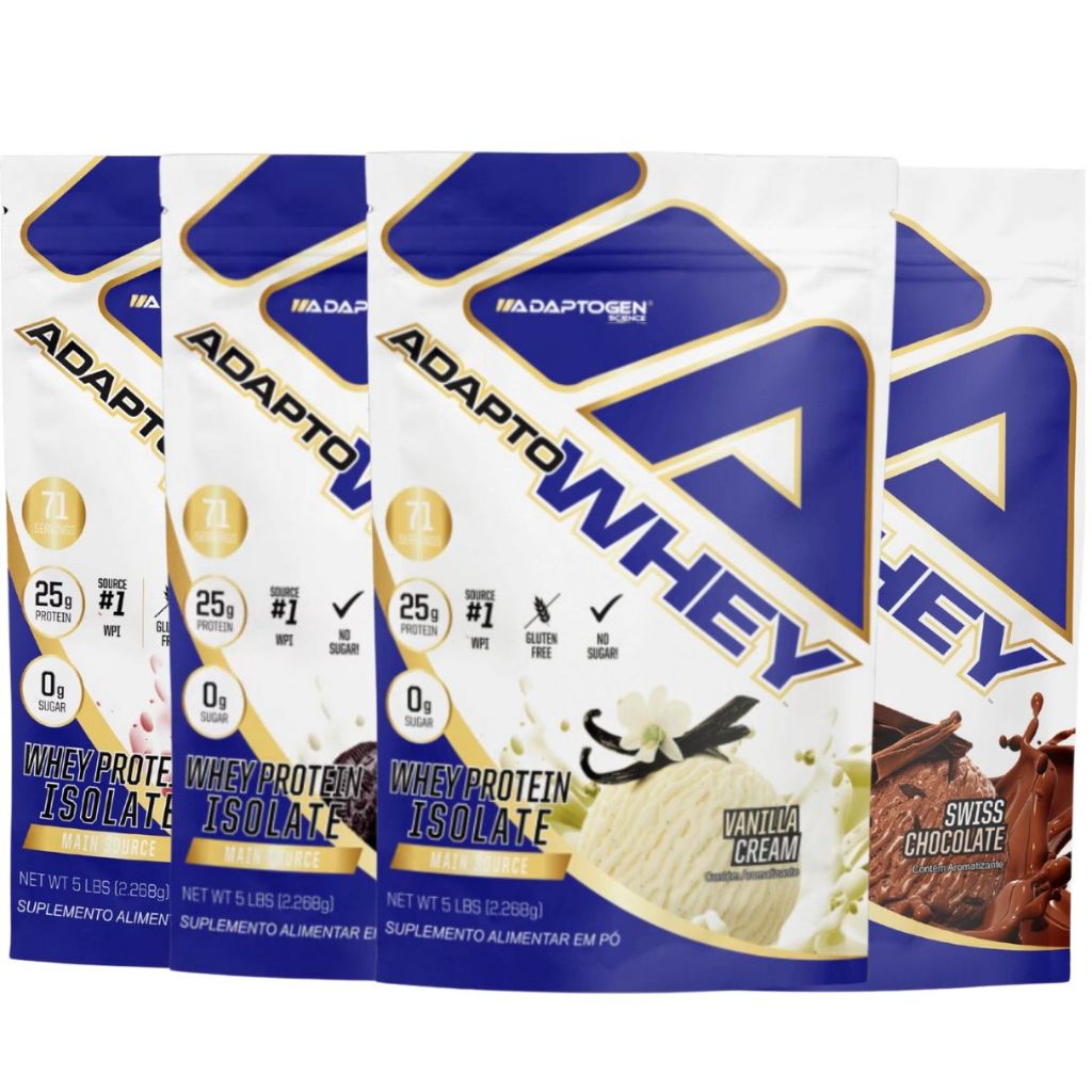 Adapto Whey 3W Suplemento Alimentar Refil 2268g - ADAPTOGEN SCIENCE ...