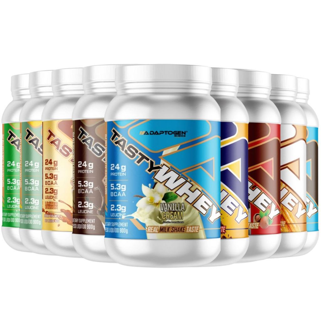 Tasty Whey 3W 900g - Adaptogen Science | Shopee Brasil