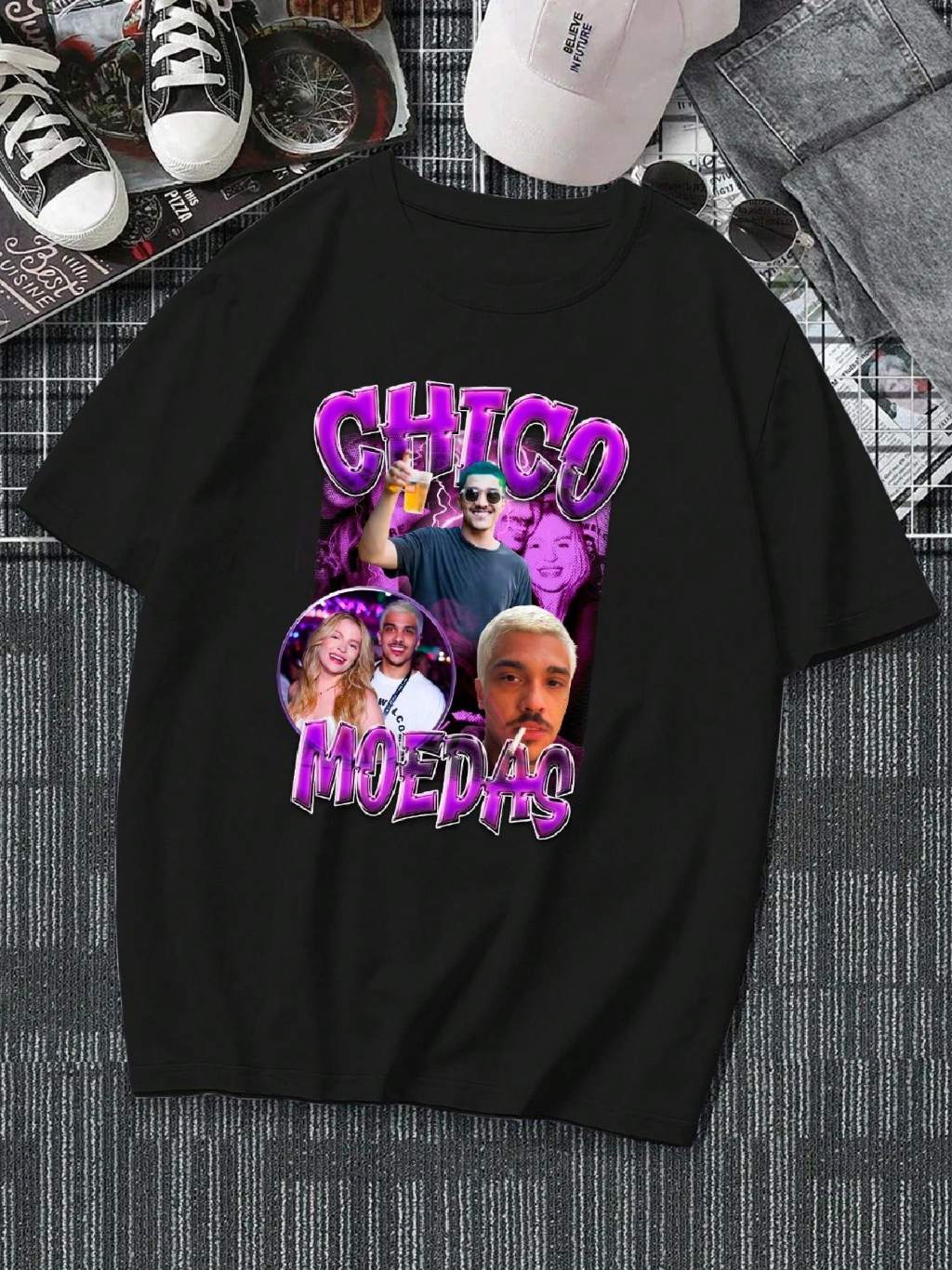 Camisetas Estampadas Super Estilosas e Confortáveis Chico Coins 100% ...