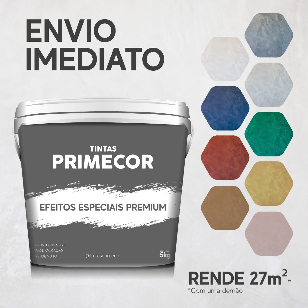 Efeito Cimento Queimado 5kg Primecor Pronto para uso Rende 27m² | Shopee Brasil