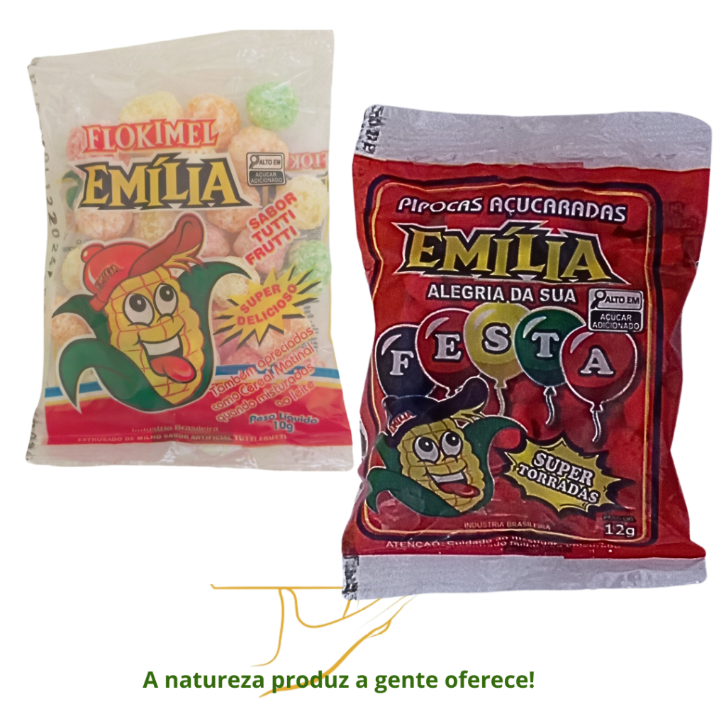 25 Pacotinhos de pipoca colorida flokimel / 25 pacotes pipoquinha ...