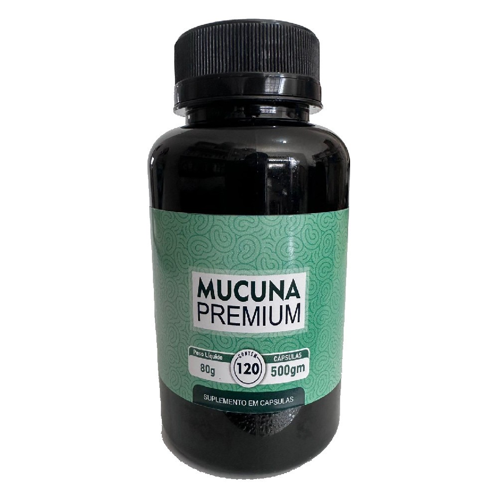 Mucuna Premium Pruriens 120 Capsulas 500mg | Shopee Brasil