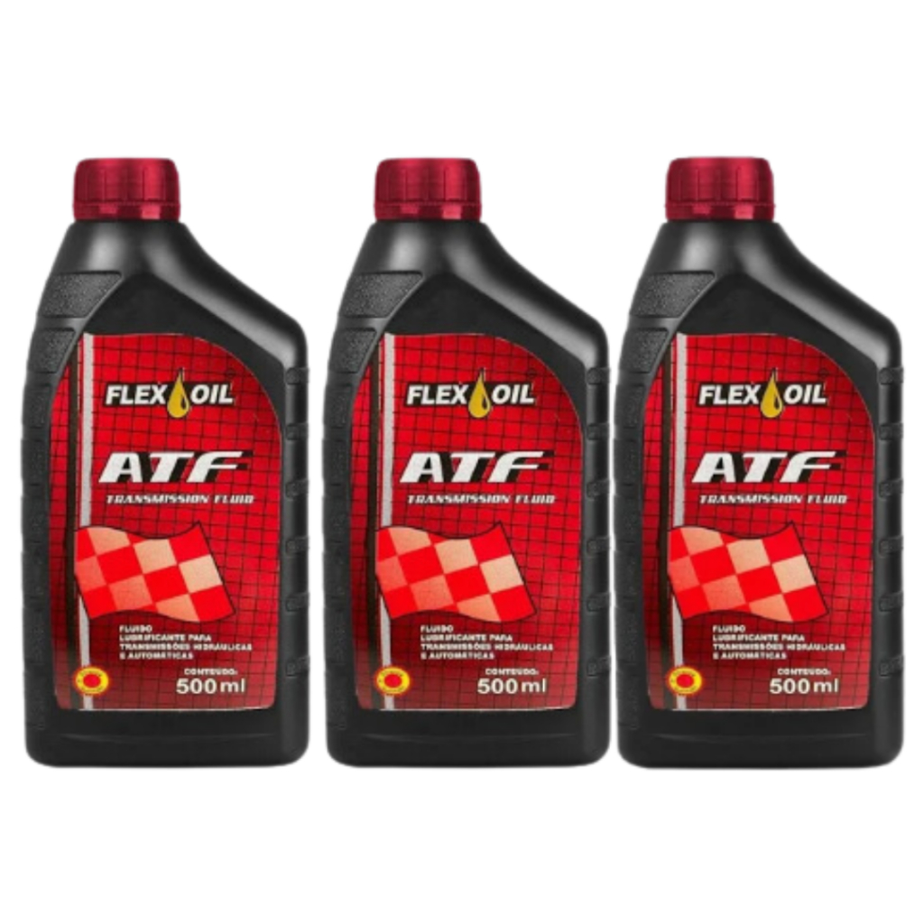 3 Óleo ATF Flex Oil – 500ml (Hidráulico e Câmbio Automático) | Shopee ...
