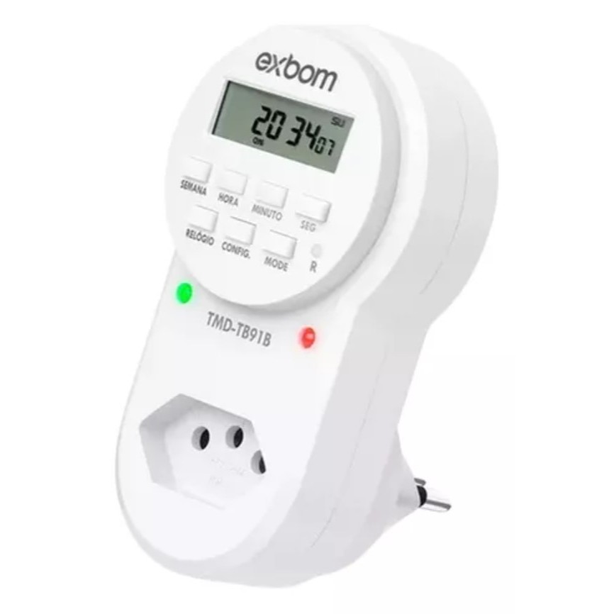 Timer Temporizador Digital Bivolt Automático 110/227V Analogico ou ...