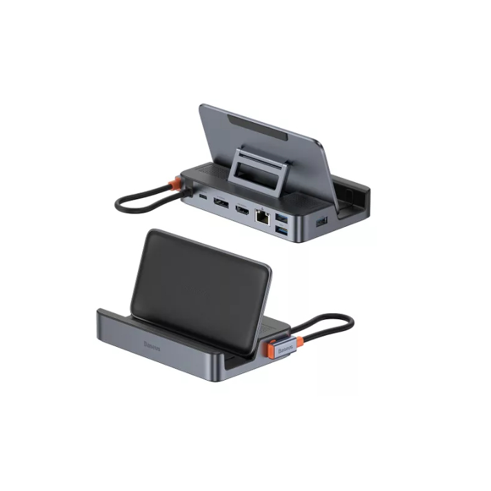 Dockstation Gamerx Baseus 6 Ports Steam Rog Ally Samsung Dex Hub ...