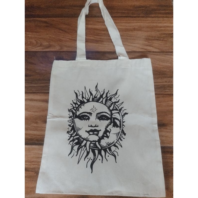 Ecobag Sol e Lua - Bolsa, Sacola Ecológica | Shopee Brasil